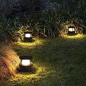 ZMY Modern Simple Waterproof Pillar Lighting Outdoor Aluminum Stigma Column Lamp Villa Home Garden Post Light Courtyard Deocrative Pathway Illumination E27 Edison