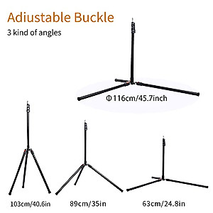 K&F Concept 86.6 inch/7.2ft Aluminium Photography Video Tripod Light Stand for Reflectors, Softboxes, Flash, Strobe Lights, Umbrellas, Compact Lightweight Travel Lighting Stands with Carry Case