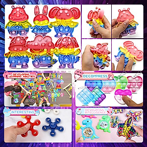 1000+ PCS Party Favors for Kids,Fidget Toys Pack,Valentines Stocking Stuffers, Birthday Gift, Treasure Box,Goodie Bag Stuffers, Carnival Prizes, Toys Filler Sensory Toy for Classrooom