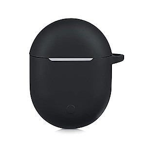 kwmobile Silicone Case Compatible with Xiaomi Redmi Airdots 3 Pro/Buds 3 Pro - Case Protective Cover for Headphones - Black