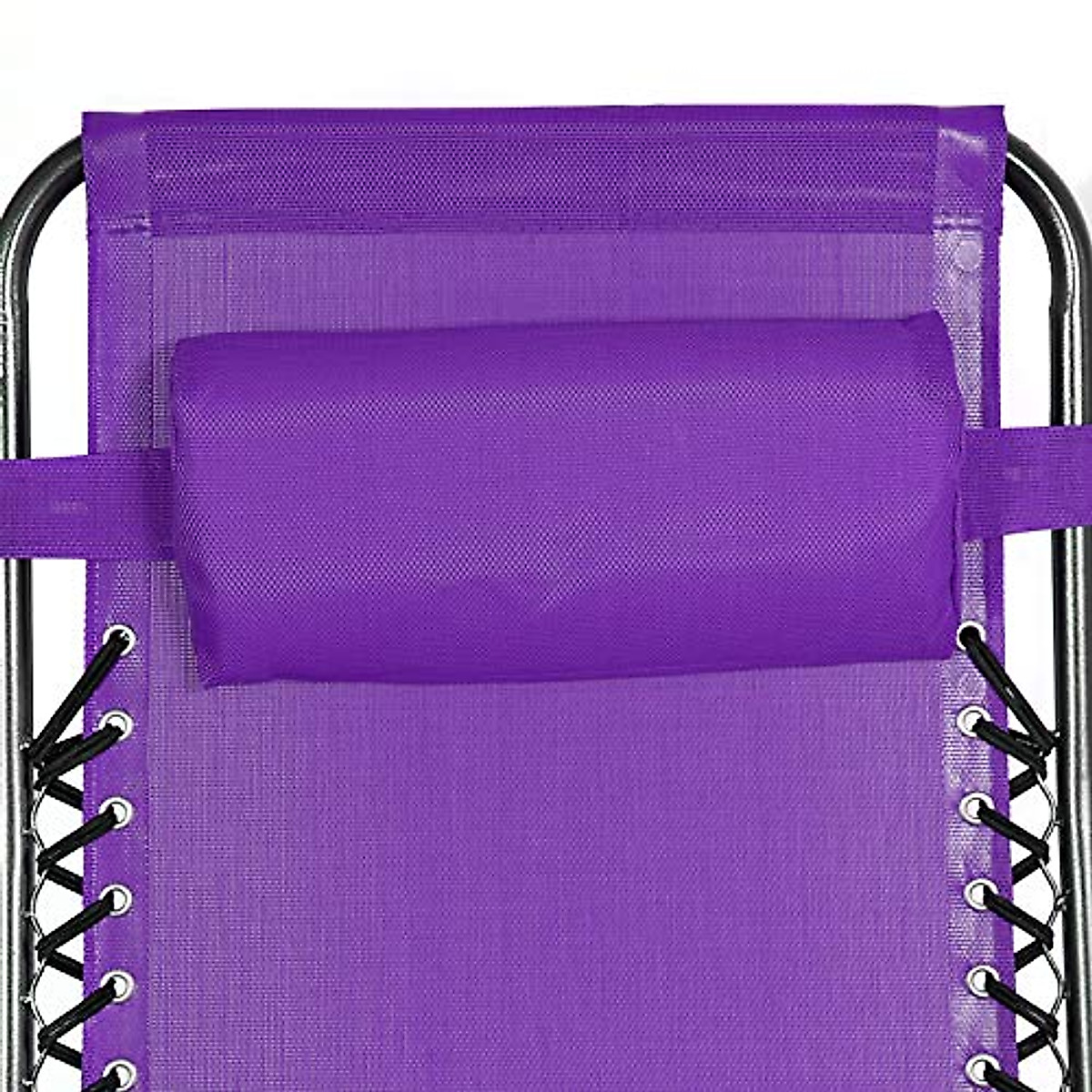 Zero Gravity Chairs Recliner Lounge Patio Chairs Set of 2 Purple