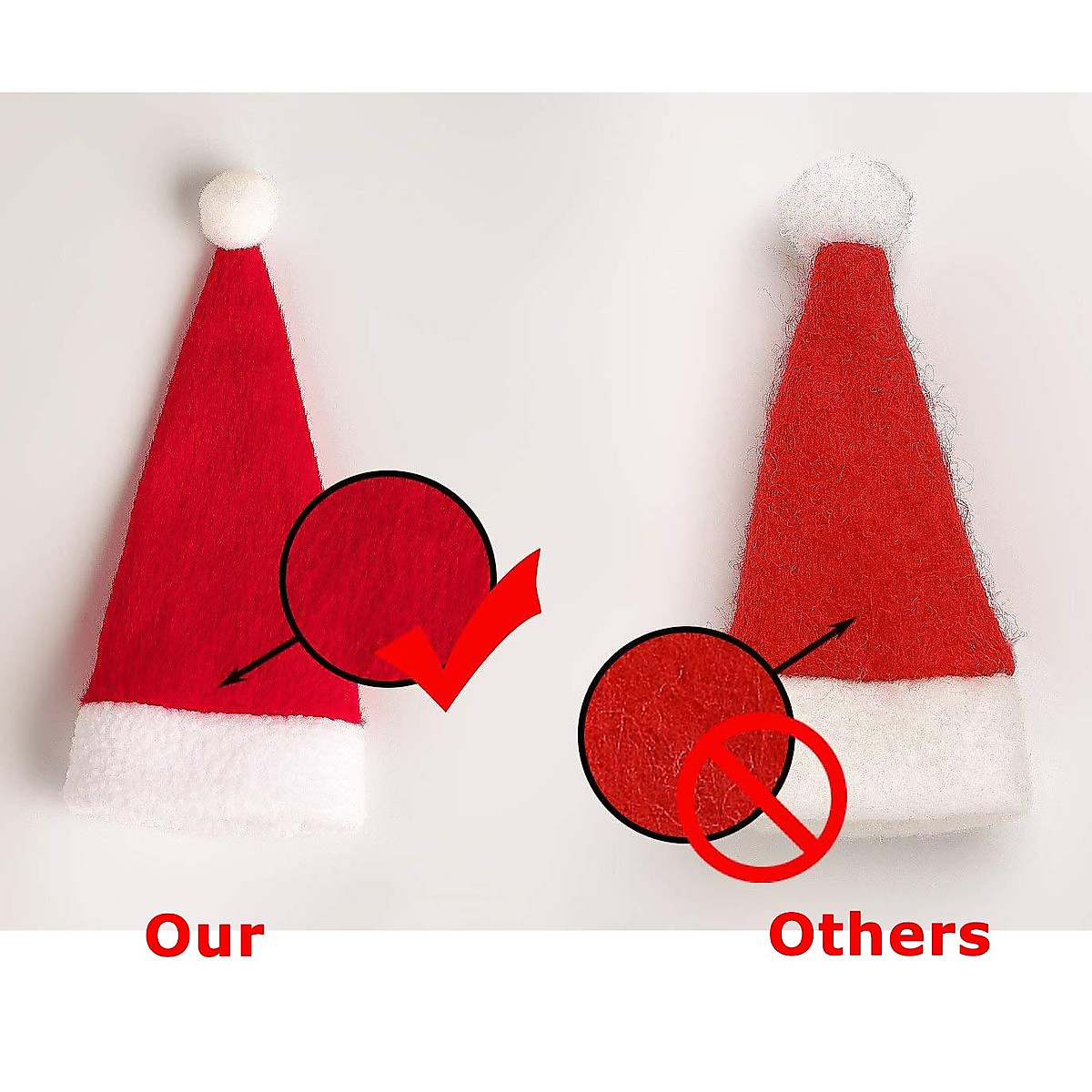 Christmas Santa Silverware-Holders Cutlery-Holders Flatware-Organizers - Xmas Party Dinnerware Decoration Supplies 30 PCS (30)