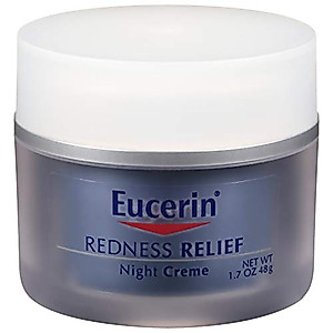 Eucerin Redness Relief Night Creme - Gently Hydrates To Reduce Redness-Prone Skin At Night - 1.7 oz Jar