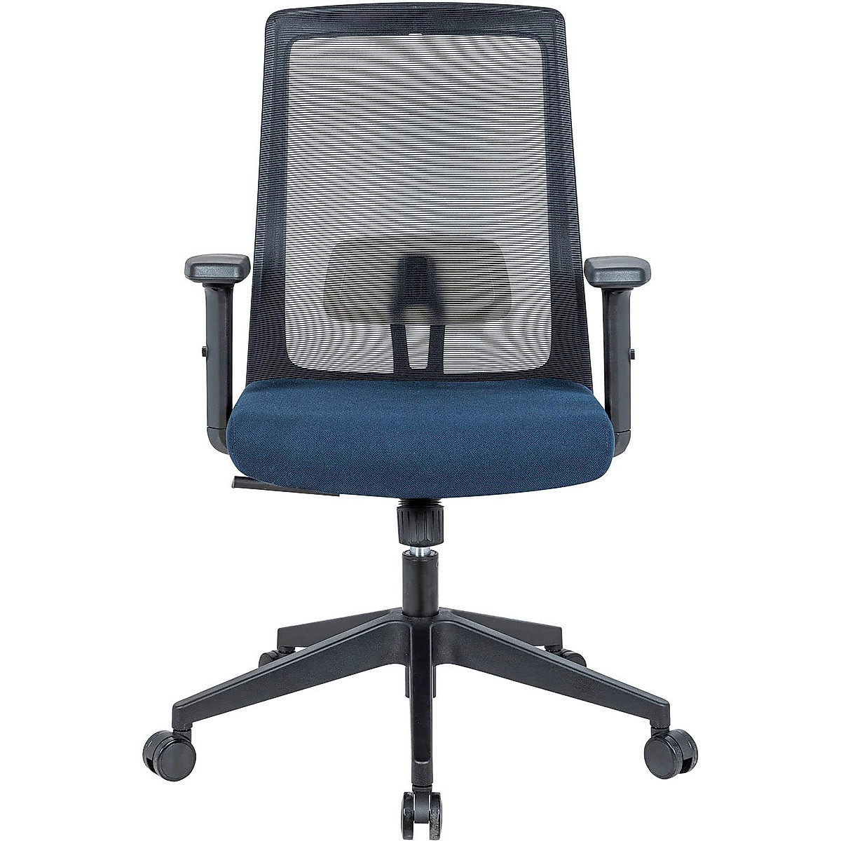 Global Industrial Mesh Task Chair with Seat Slider, Fabric, Ocean Blue