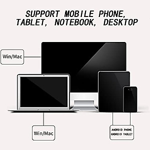 PUFAN Graphics Drawing Tablet, 8.3 X 7 Inch Ultrathin Graphic Tablet, with 8192 Levels Pressure Sensitive Pen, Compatible Mac, Windows and Android, for Drawing, Design, Art Creation Sketch