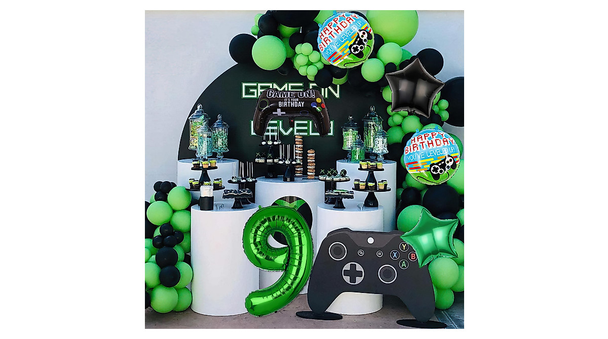 6Pcs Video Game Balloons for Epic Party Celebrations