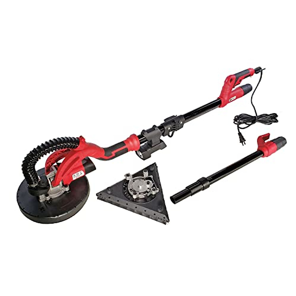 BN Products BNR1839 Electric Drywall Sander Interchangeable 9-inch Round & Triangular Sanding Heads