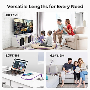 Basesailor USB Type C Charger Cable 6.6FT 2 Pack,Charging Cord for Kindle Fire HD 10 9th 2019,8 10th 2020,Paperwhite 2021 11th Generation,iPad Air 4 5th Mini 6,Samsung Galaxy A53 A14 A34 Z Flip Fold 5