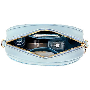 lola mae Quilted Crossbody Bag, Trendy Design Shoulder Purse (Nude)