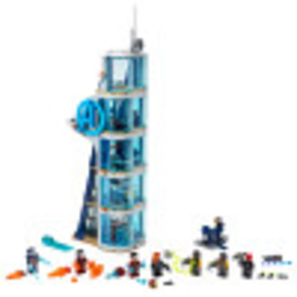 LEGO Marvel Avengers: Avengers Tower Battle 76166 Collectible Building Toy with Action Scenes and Superhero Minifigures; Cool Holiday or Birthday Gift (685 Pieces)