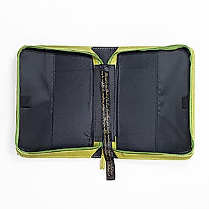 Put My Hope Palm Frond Green and Gold Tone Large Faux Leather Bible Cover