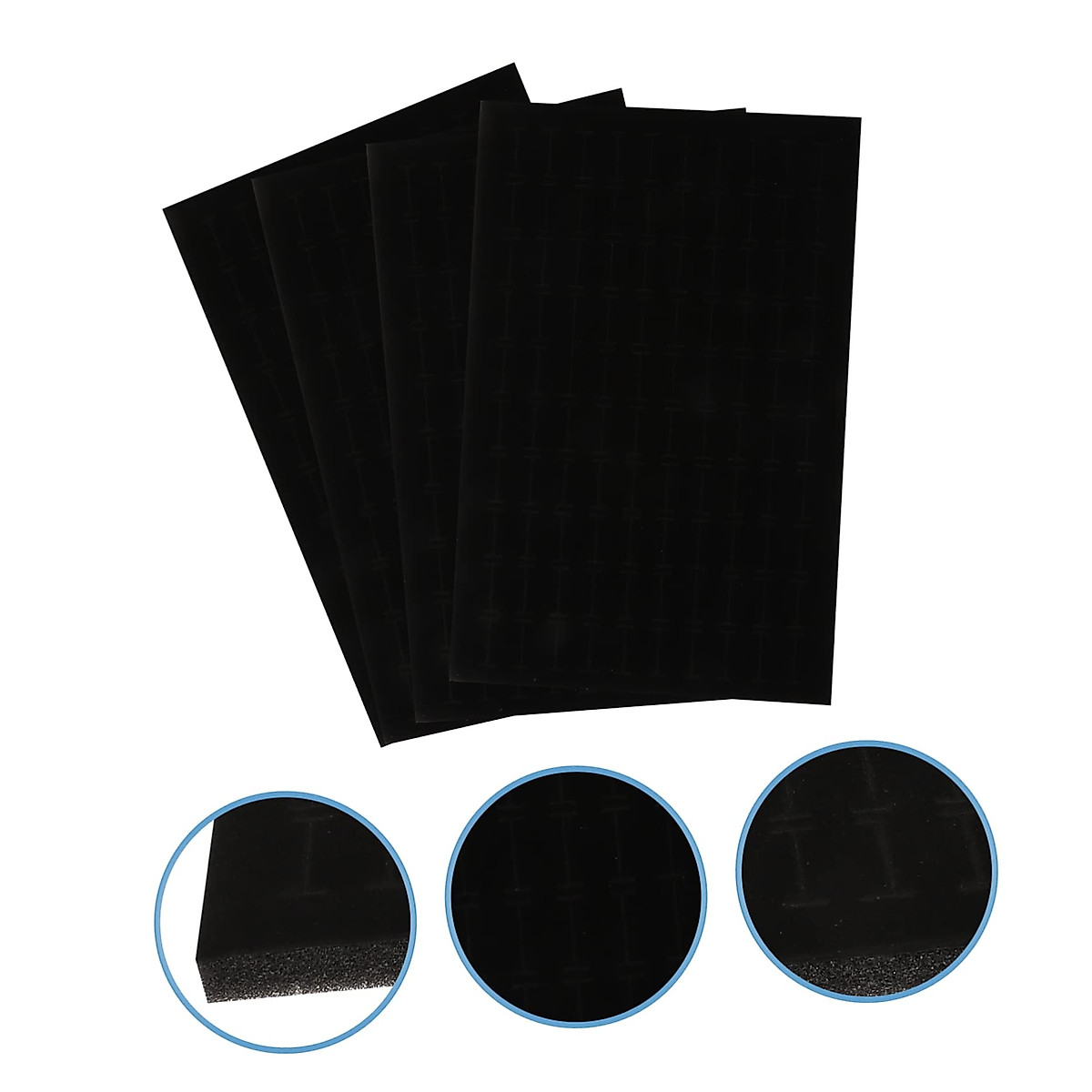 Cabilock 16 pcs jewelry box pad earring display stands for selling jewelry organizer inserts ring tray for jewelry earring holder insert jewelry holder ring storage sponge showcase earrings