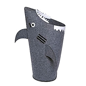 Cute Laundry Basket Kids Laundry Basket Baby Hamper Nursery Hampers bedroom Dirty clothes hamper Toy Storage baskets Boy girls baby Shark Decor for Boys Room furniture Girl Bathroom toddler Toy Box