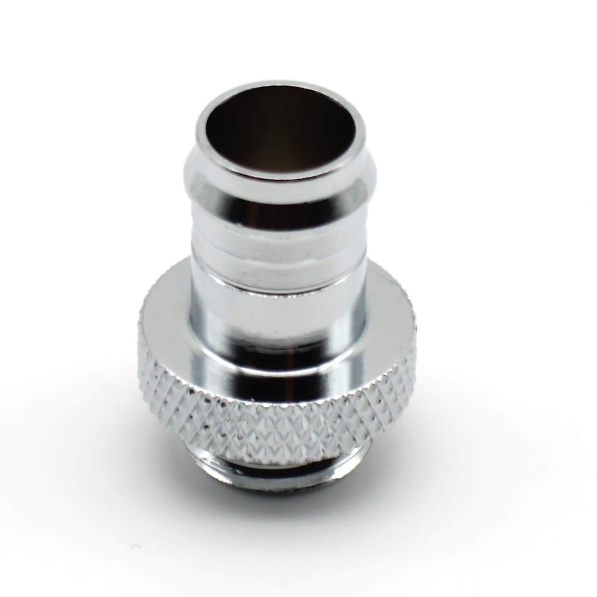 G1/4" to 3/8" Barb Fitting，LBTODH 4pcs Pagoda Barb Elbow Water Cooling Fittings for Computer Water Cooling System(Silver)