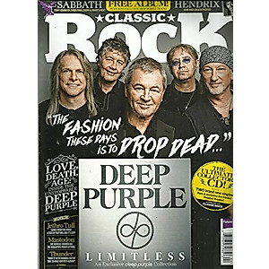 CLASSIC ROCK MAGAZINE, THE FASHION THESE DAYS IS TO PROP DEAD APRIL, 2017# 234