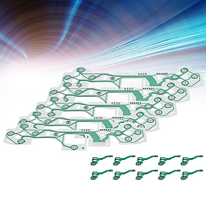 Kafuty-1 5 Set Flexible Flat Cable for PS5 Gamepad Handle, FPC Flexible Cable Replacement Part Accessory for PS5, Replacement Flex Ribbon Circuit Board for PS5 Controller Conductive Film