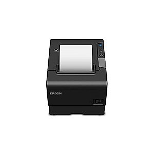 Epson C31CE94061 Epson, TM-T88VI, Thermal Receipt Printer, Epson Black, S01, Ethernet, USB and Serial Interfaces, Ps-180 Power Supply and Ac Cable