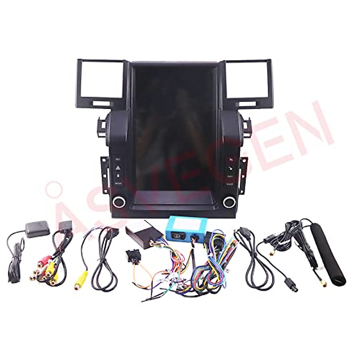 ASVEGEN 12.1 Inch Touch Vertical Screen Android 10.0 Car Stereo GPS Navigation for Land Rover Range Rover Sport 2005-2009, 4+64G