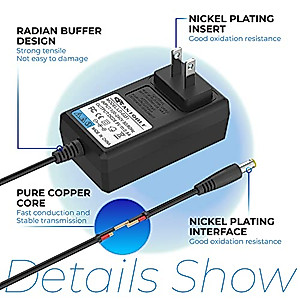 ANTOBLE Lawn Mower Charger MJ401C-CHRG Compatible with Sun Joe MJ401C MJ401C-XR MJ401C-Pro MJ401C-XR-SJB for Lawn Grass Mower Battery Charger Cord Power Supply Adapter Replacement Parts