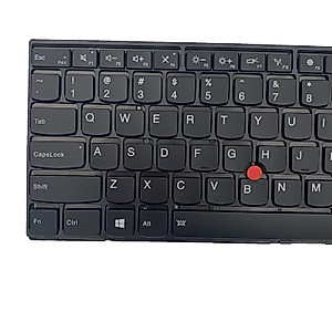 LXDDP Laptop Replacement US Layout Backlit Keyboard for Lenovo ThinkPad T460s T470s (Not Fit T460 T460p T470 T470p) 00PA452 00PA482 SN20H42364, Black
