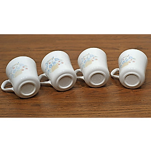 Corelle, Country Cornflower Cups/Mugs Set of (4)