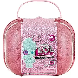 L.O.L. Surprise! Bigger Surprise Limited Edition with 2 Collectible Dolls, 1 Pet, 1 Lil Sis with 60+ Surprises in Eye Spy Series Carrying Case- Gift for Kids, Toys for Girls Ages 4 5 6 7+ Year