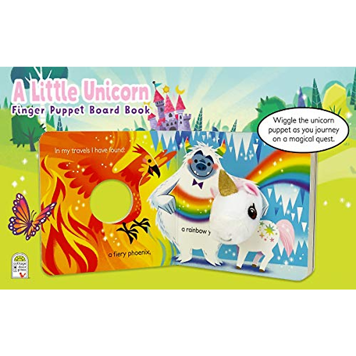 A Little Unicorn Finger Puppet Board Book, Mythical & Magical Book for Baby Unicorn Lovers Ages 1-4
