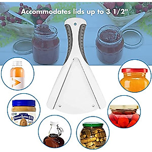 Ophaq Jar Opener, Jar Bottle Opener, Jar Lid Opener Tool, Jar Lid Opener for Seniors & Weak Hands, Under Cabinet Jar and Bottle Opener Tool, Jar Opener for Weak Hands Or Seniors With Arthritis