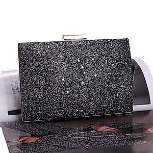 Sequined Dinner Bag, European And American Fashion Women'S Banquet Clutch Bag, Evening Dress Bag, Shiny-Purple