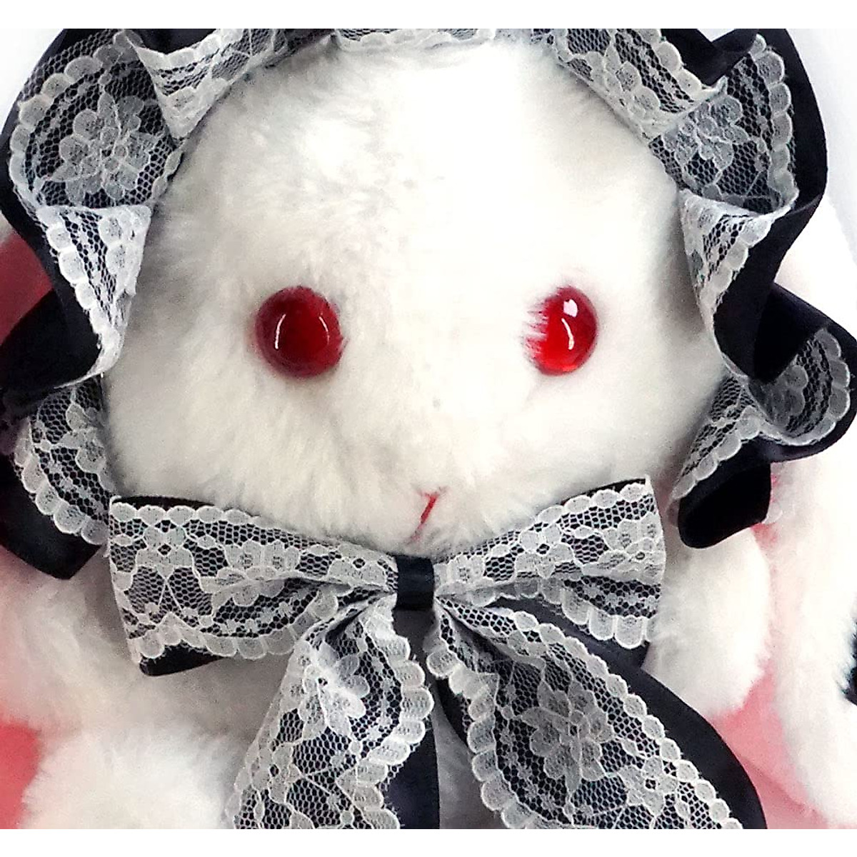 Nite closet Lolita Purse Rabbit Crossbody Bag for Women (White/black)