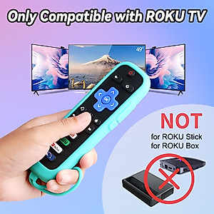 New Universal TV Remote Compatible Only for R-ku TVs Remote,Compatible for TCL R-ku/Hisense R-ku/Onn R-ku TVs (Not for R-ku Stick and Box) (Pack of 2)