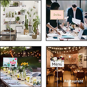 50PCS Metal Wire Alligator Clamp Long-Tailed Alligator Clip Clasp Place Card Holder Table Number Holder for DIY Card Note Photo Picture Menu Memo Clip Party Wedding Clay & Cake Decor (6inch/150mm)