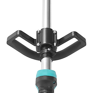 24V Cordless String Trimmer, 2 in 1 Trimmer and Edger, Electric Lawn Trimmer Garden Grass Cutter with 11000RPM Powerful Brushless Motor (Batteries & Charger Included)