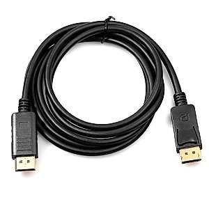 Esenlong DP Male to DP Male Cable DisplayPort to DisplayPort V1. 1, V1. 2 Adapter Connector for PC Computer HDTV Projector 1. 8m 10. 8Gbps