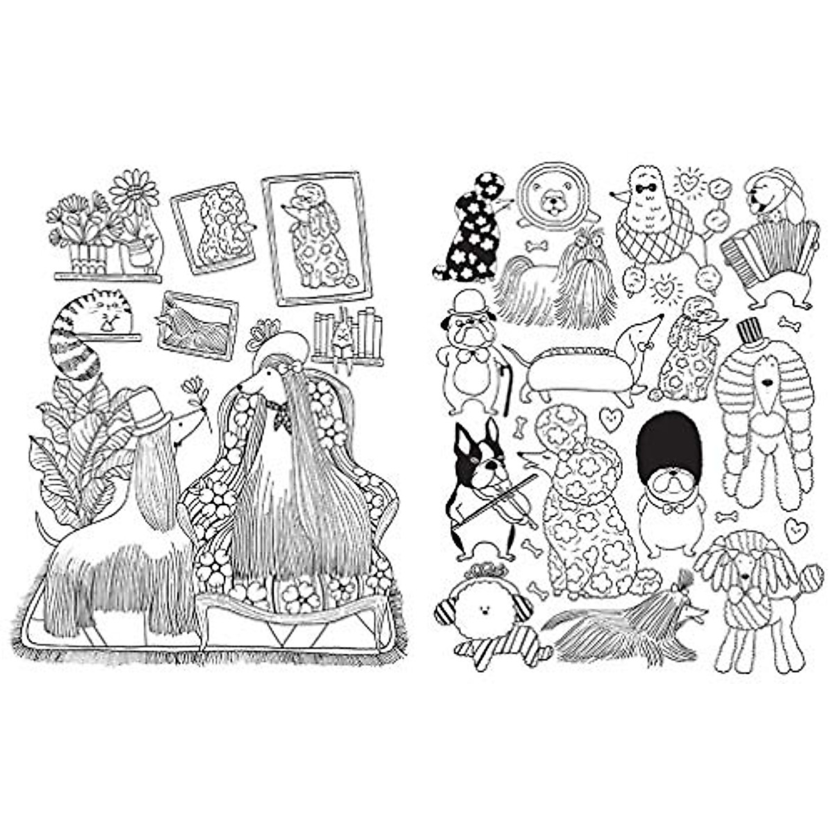 A Million Cute Animals: Adorable Animals to Color (A Million Creatures to Color) (Volume 9)