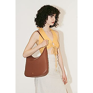 JW PEI Women's Erin Hobo Tote Bag (Brown)