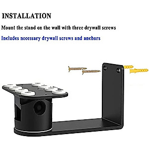 Echo Show Wall Mount Stand Echo Show 8 (2nd Gen, 2021 Release and 1st Gen, 2019 Release) Aluminum Swivel Stand, Stand for Amazon Echo Show 8 & Echo Show 5 Black