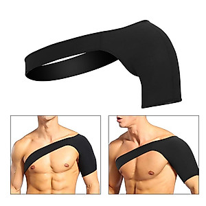 Sports Shoulder Bandage Brace, Breathable Shoulder Support Bandage for Shoulder Pain Sports Injuries Tendinitis, Compression Rotator Cuff(M)