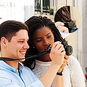 Nezyo 10 Pcs Camera Mic Windscreen Wind Muff Built in Microphone Camera Mic Muff Compatible with DSLRs Mic Outdoor Windshield and 20 Pcs Camera Wind Muff Sticker, Black, 0.24 x 0.24 Inch