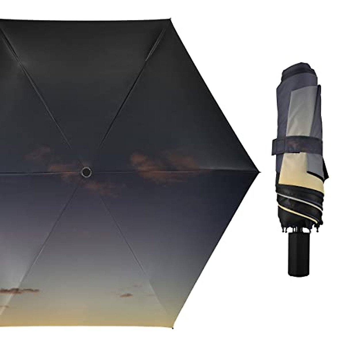 Sky Repel Umbrella Windproof Travel Umbrella - Compact, Light, Automatic, Strong and Portable - Wind Resistant, Small Folding Backpack Umbrella for Rain - Men and Women