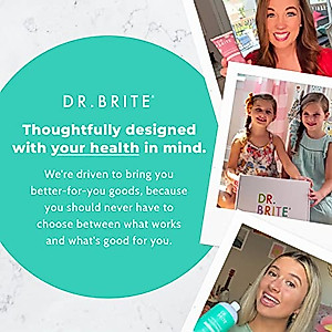 Dr. Brite Whitening Hydroxyapatite Toothpaste, Fluoride and Sulfate Free, Doctor Formulated with Plant-Based Ingredients, Mint, 5 oz - 3 Pack