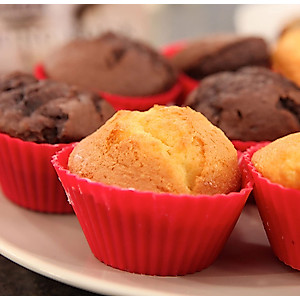 Nuwave Reusable Silicone Cupcake Liners – Set of 10