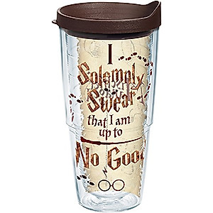 Tervis Made in USA Double Walled Harry Potter I Solemnly Swear Insulated Tumbler Cup Keeps Drinks Cold & Hot, 24oz, Classic