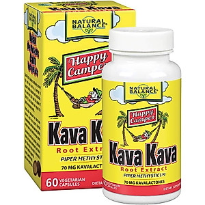 Natural Balance Kava Kava Root Extract - 60 Vegetarian Capsules