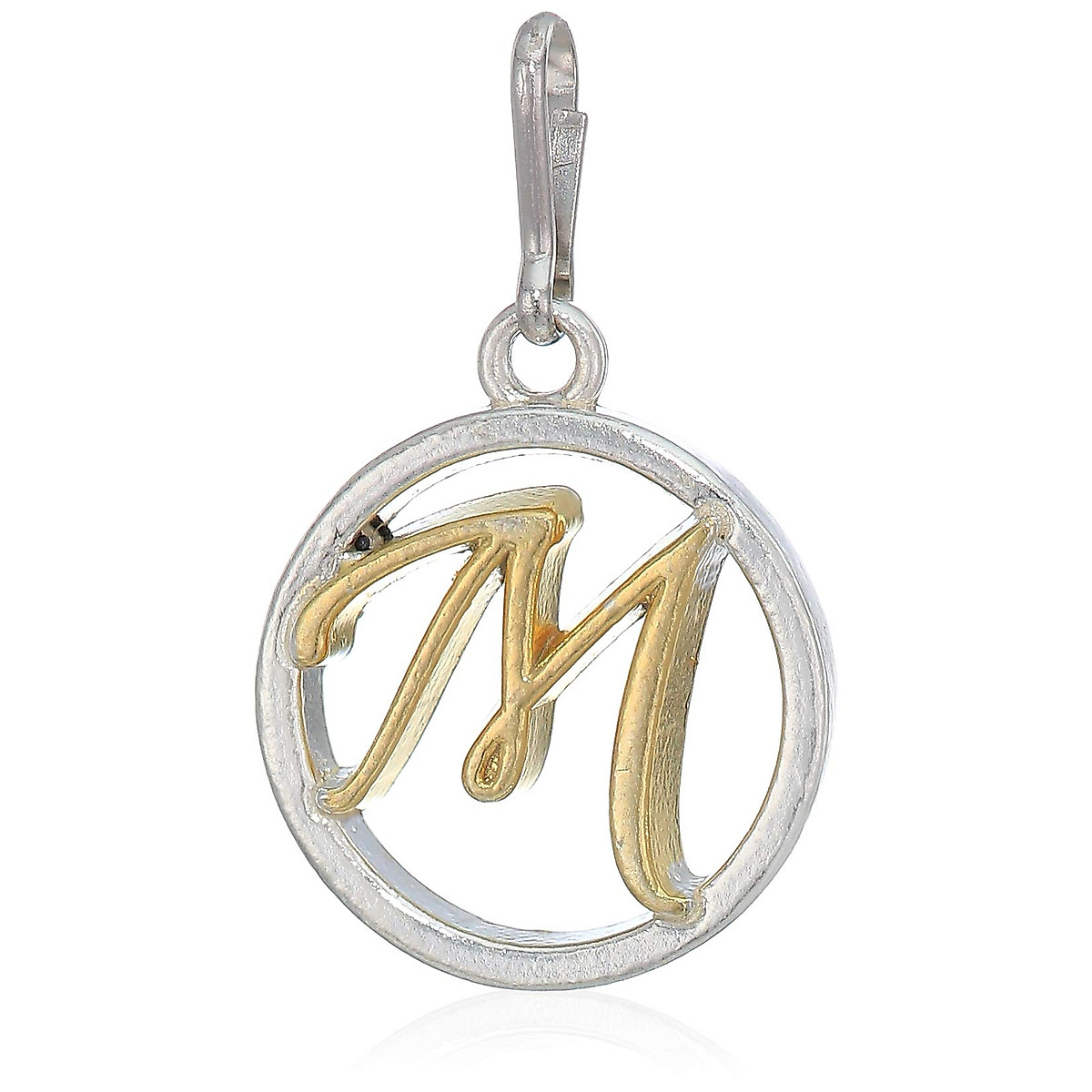 Alex and Ani Women's Initial M Two Tone Charm Sterling Silver, Expandable