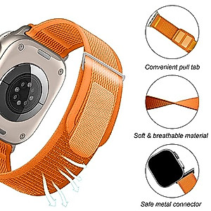 ZXCNZXVE Compatible with Apple Watch Ultra Band 49mm 45mm 44mm 42mm for Men Women,Trail Loop+Alpine Loop+Ocean Sport Watch Band for iWatch Series Ultra SE 9 8 7 6 5 4 3 2