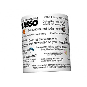 CJ Artisans Lessons I Learned From Watching Ted Lasso Inspirational Coffee Mug [LASSO]