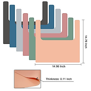 Baby High Chair Placemat for Antilop High Chair, Silicone Mat for Antilop Baby High Chair Tray Accessories, Finger Foods Placemat for Toddler and Babies Girls… (Peach)
