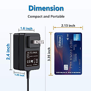 VHBW for Sony SRS XB40 Speaker Charger 9.5V AC Adapter for Sony SRS-XB40 BLK Blue RED Portable Bluetooth Wieless Speaker, Sony CMT-V10IPN AC-NSA18-95 DVP-FX930 DVD Player Power Supply Cord