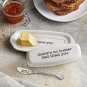 47th & Main Ceramic Tray, 8.5 x 3.5-inches, No Butter Dad